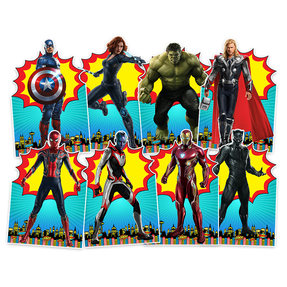 Avengers Happy Birthday Theme Party Decoration Items For Boys Girls